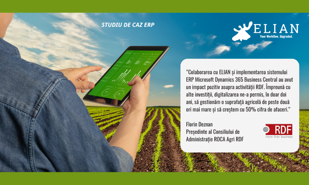 RDF își digitalizează activitatea cu ELIAN Solutions