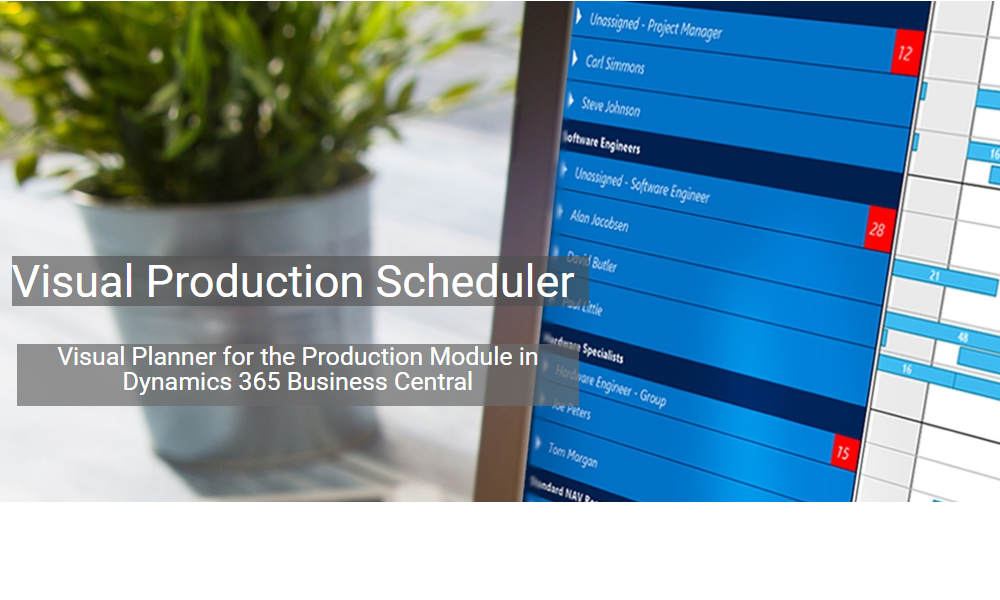 Visual Production Scheduler for Dynamics Business Central
