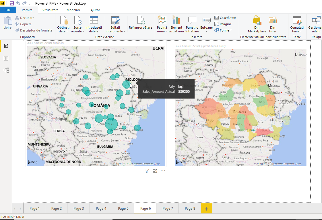 Microsoft Power BI pentru Dynamics Business Central